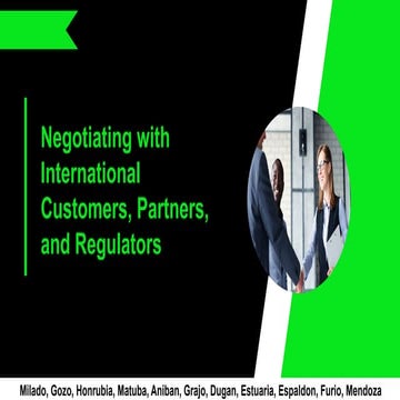 Chapter 9 Negotiating with International Customers, Partners, and Regulators.pptx