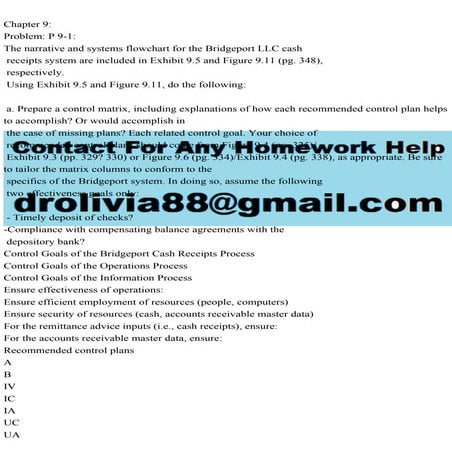 Chapter 9Problem P 9-1The narrative and systems flowchart for.pdf