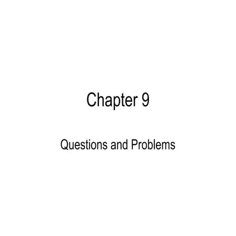 Chapter 9 q&p | PPT