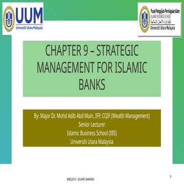 Chapter 1: Introduction of Management in Islam | PPTX