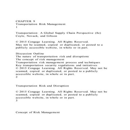 CHAPTER 9Transportation Risk Management1Transportation | DOCX