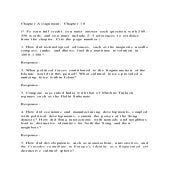 Chapter Assignment Chapter 10( To earn full credit, you must | PDF