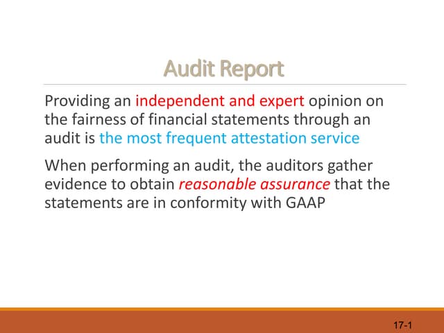 Revised Auditor Report: ISA 700, ISA 705, ISA 706 and ISA 720 | PPTX