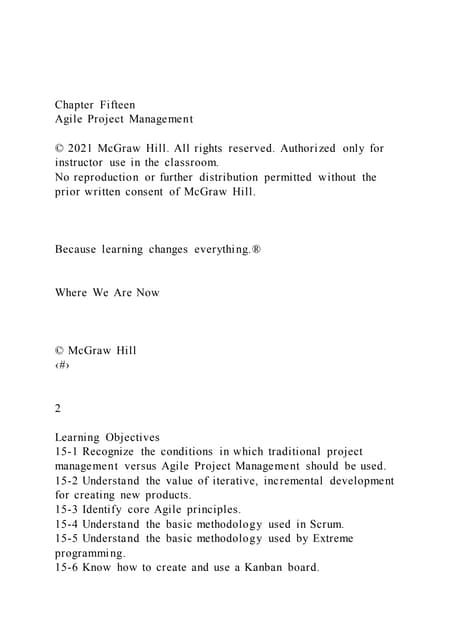 Agile project management | PPT