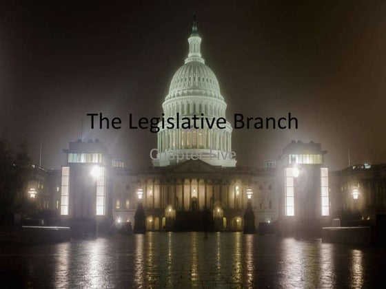 The Legislative Branch | PPT