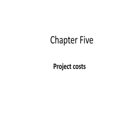 Project management costs for start the project | PPT