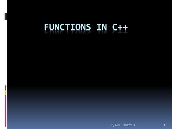Pointers In C Programming Ppt 