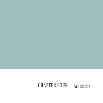 CASE STUDY OF ACQUISITION SECTION | PPTX