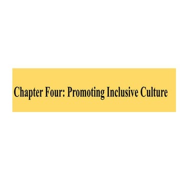 Chapter 4 inclusiveness (1).ppt Inclusiveness freshman course Ethiopia ...