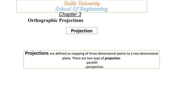 ORTHOGRAPHIC PROJECTION ...ppsx