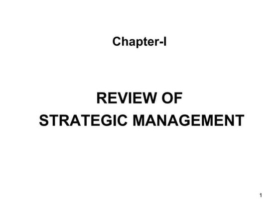 Strategic management ppt | PPTX