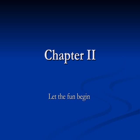 Chapter ii | PPT
