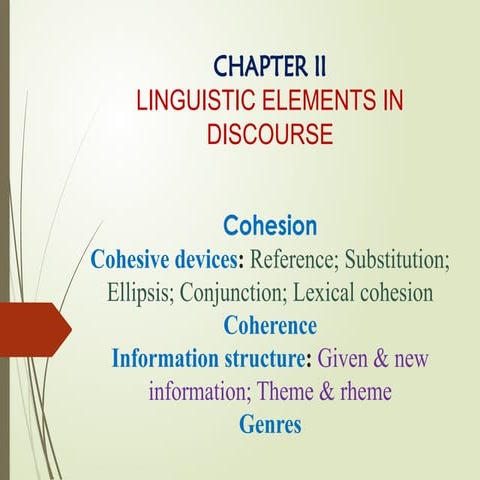 Chapter II. Linguistic elements in Discourse.pptx