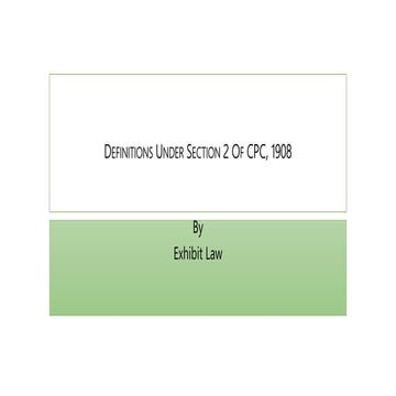 Execution under cpc order 21 | DOCX