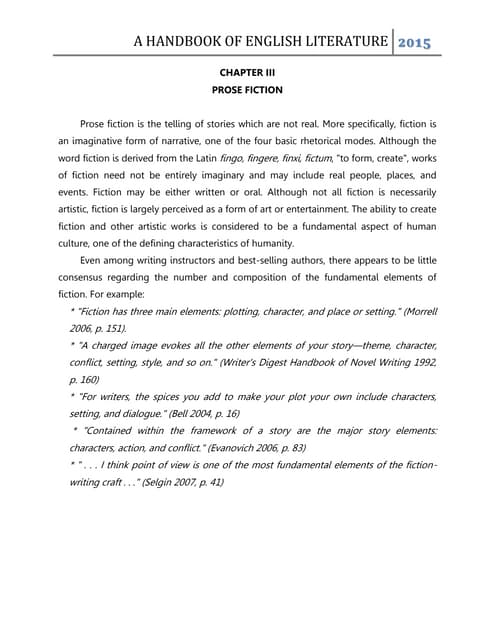 Elements of Short Story | PPTX