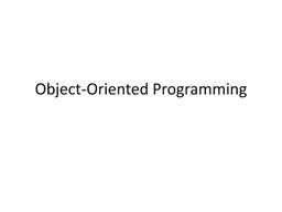 Object Oriented Programming in JavaScript | PPT