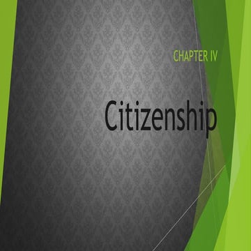 Citizenship | PPTX