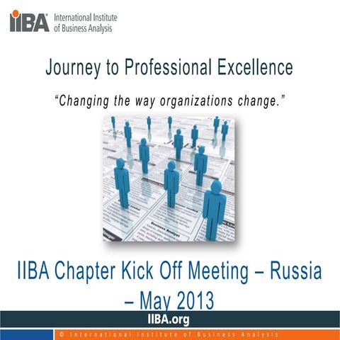 Chapter kick off presentation russia 2013[1] | PPTX