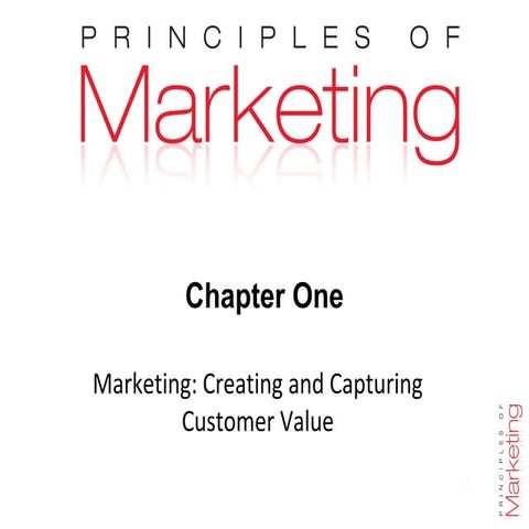 Chapter no 01 marketing creating and capturing customer value | PPT
