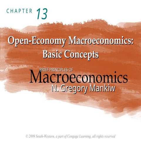 Chapter No 13 Open economy Macroeconomics.ppt