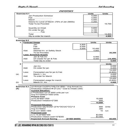 Chapter no 8 EOQ | PDF | Free Download