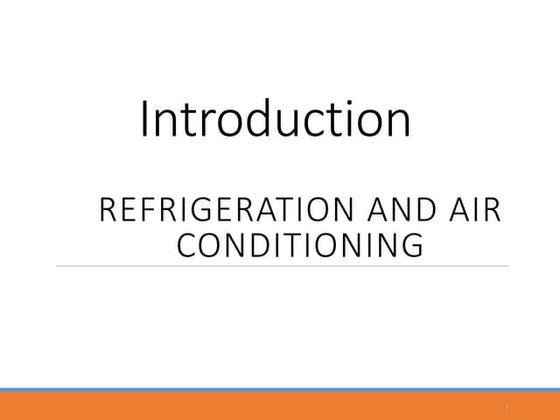 Air conditioning introduction | PDF