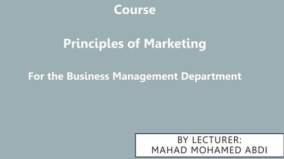 Principles of Marketing Chapter 2 | PPT | Marketing and Advertising ...