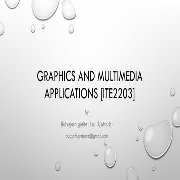 graphics and multimedia applications Chapter one.pptx