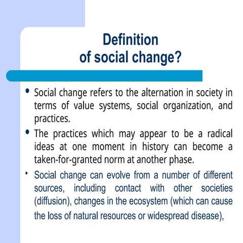 Social Change | PPTX