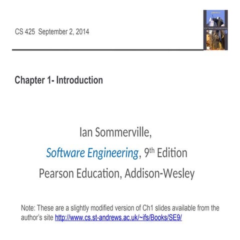 Software Engineering 10th Edition by Ian Sommerville (eBook PDF) | PDF
