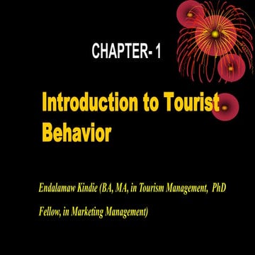 Chapter one-Introduction to Tourist Behavior.pptx