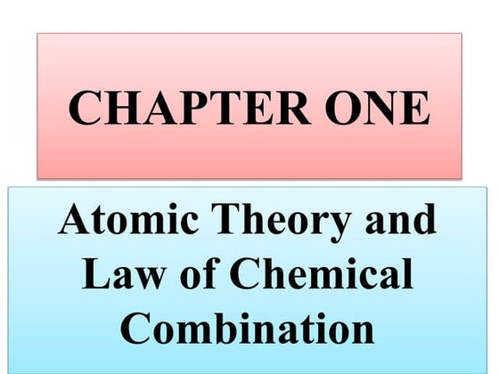 Dalton's Atomic Theory | PPTX | Chemistry | Science