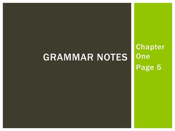 adjective notes with example to school pupils | PPT