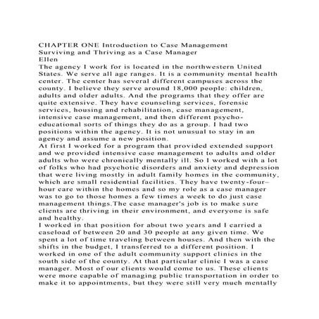 Case Managment 101 | PPT