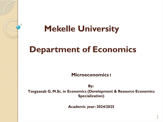 Microeconomics: Income and Substitution Effects | PDF