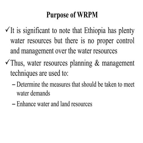 Chapter One Theory.pdf Introduction to water resources | PDF