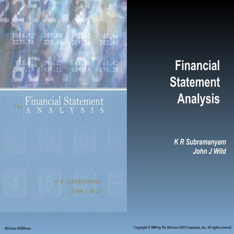 Financial Statement CHAPTER PROSPECTIVE ANALYSIS.ppt