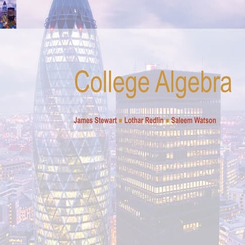 College algebra -REAL Numbers | PPT