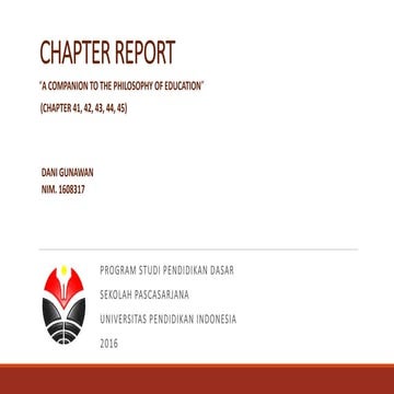 Chapter report | PPT