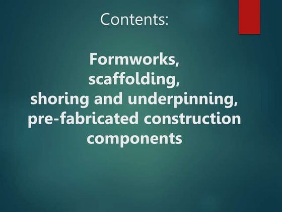 Presentation on MIVAN -- A versatile aluminum formwork construction ...