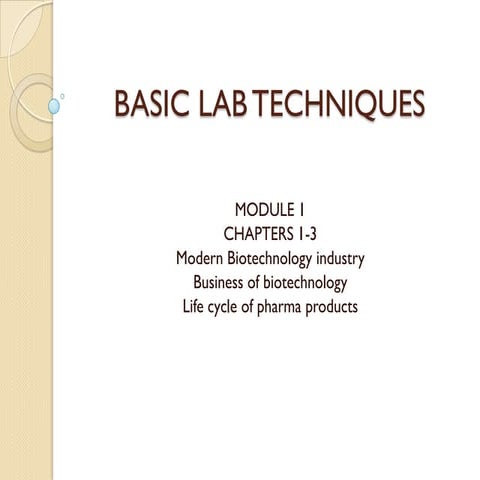 Chapters 1 3 basic lab techniques | PDF