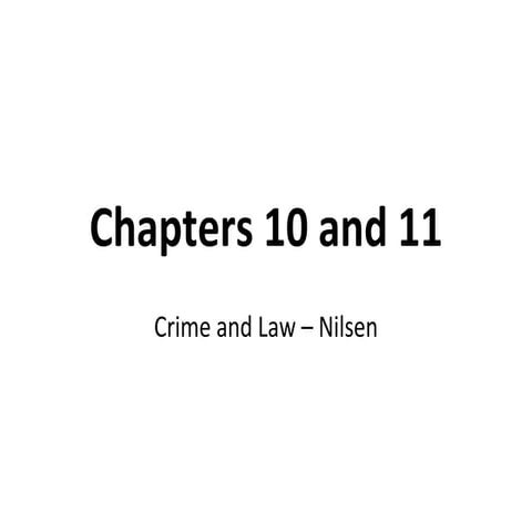 Criminal Investigations Crimes Against Property | PPTX