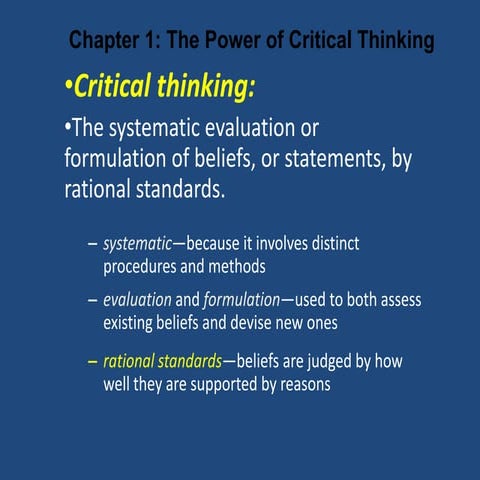 Chapters 1 and 2 | PPT