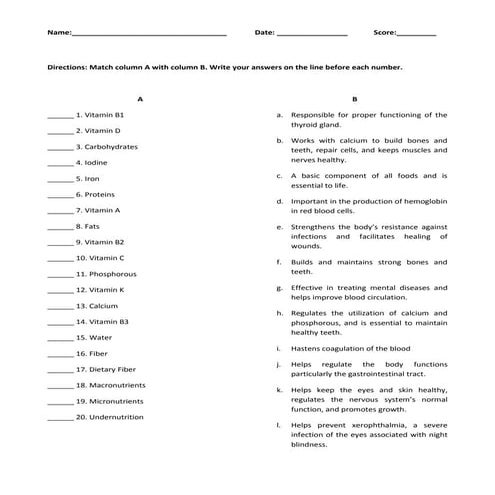 Chapter test 2 | PDF