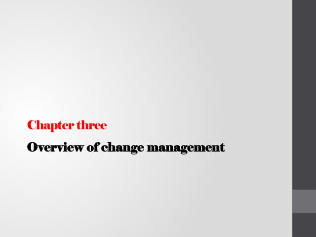 Organizational change & development | PPT