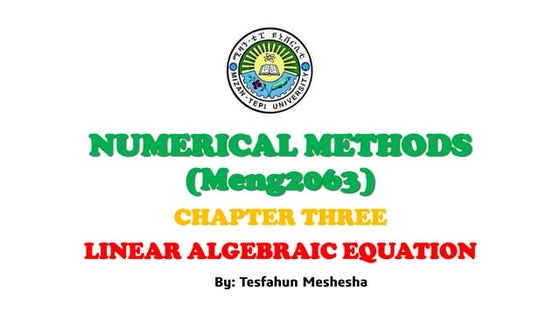 Thomas Algorithm Ppt 0306