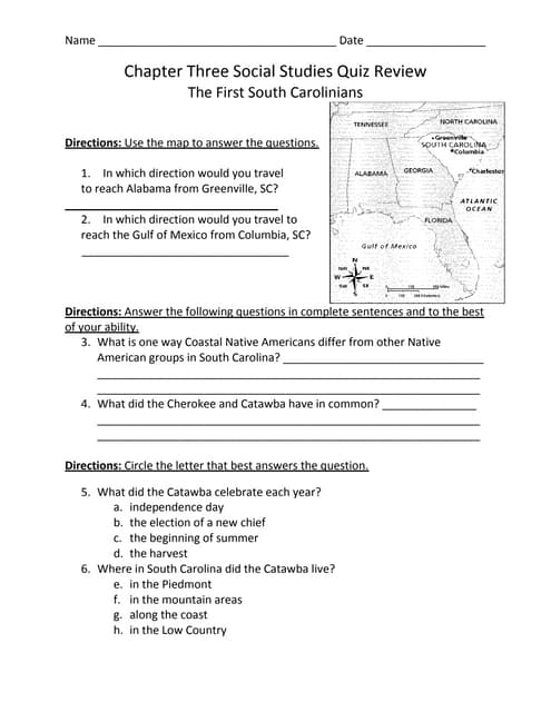 Social studies test lm | PDF