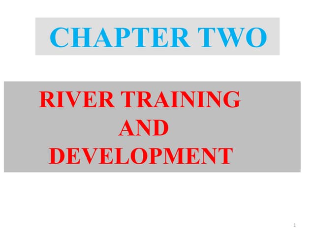 river training work | PDF