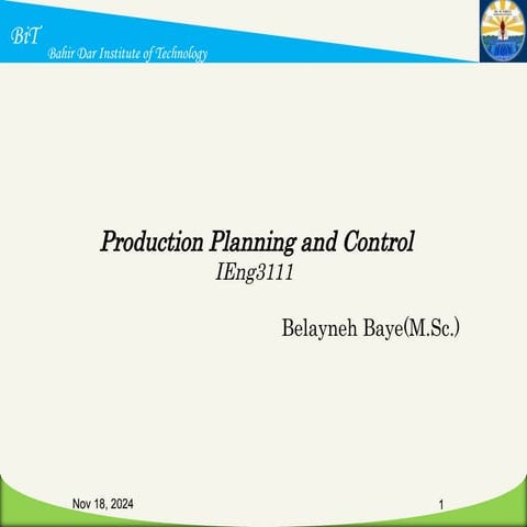 Chapter 2 intro to mfg and service Indus | PPT