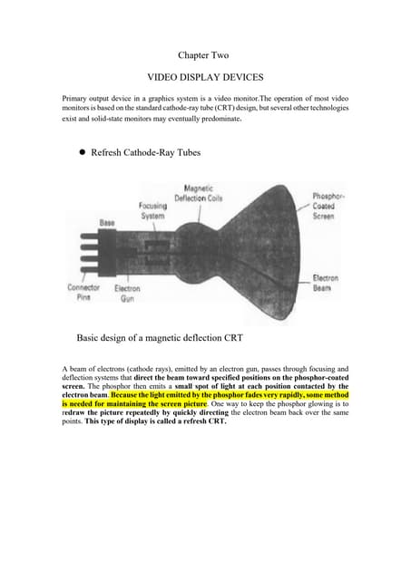 Graphics display devices | PPTX